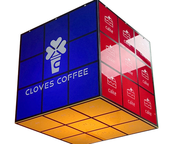 Custom Hanging Shop Signs | Double-Sided Storefront Signs by VEGOSIGN ...